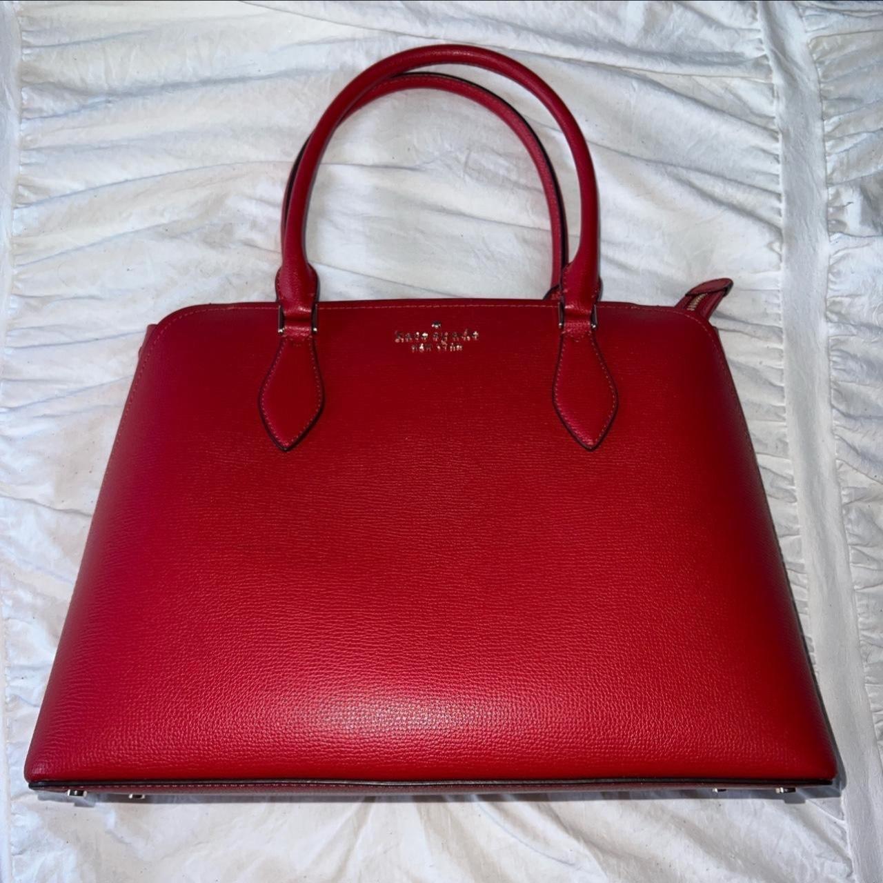 Kate spade red tote Red brand new, Kate Spade bag!... - Depop