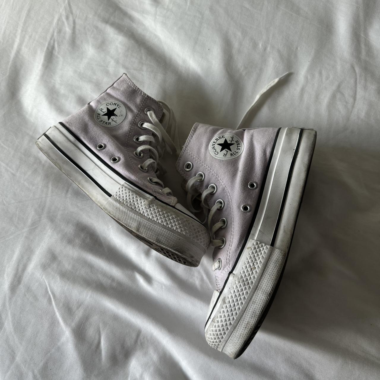 Converse Allstar Chuck Taylor In Purple Size Womens Depop