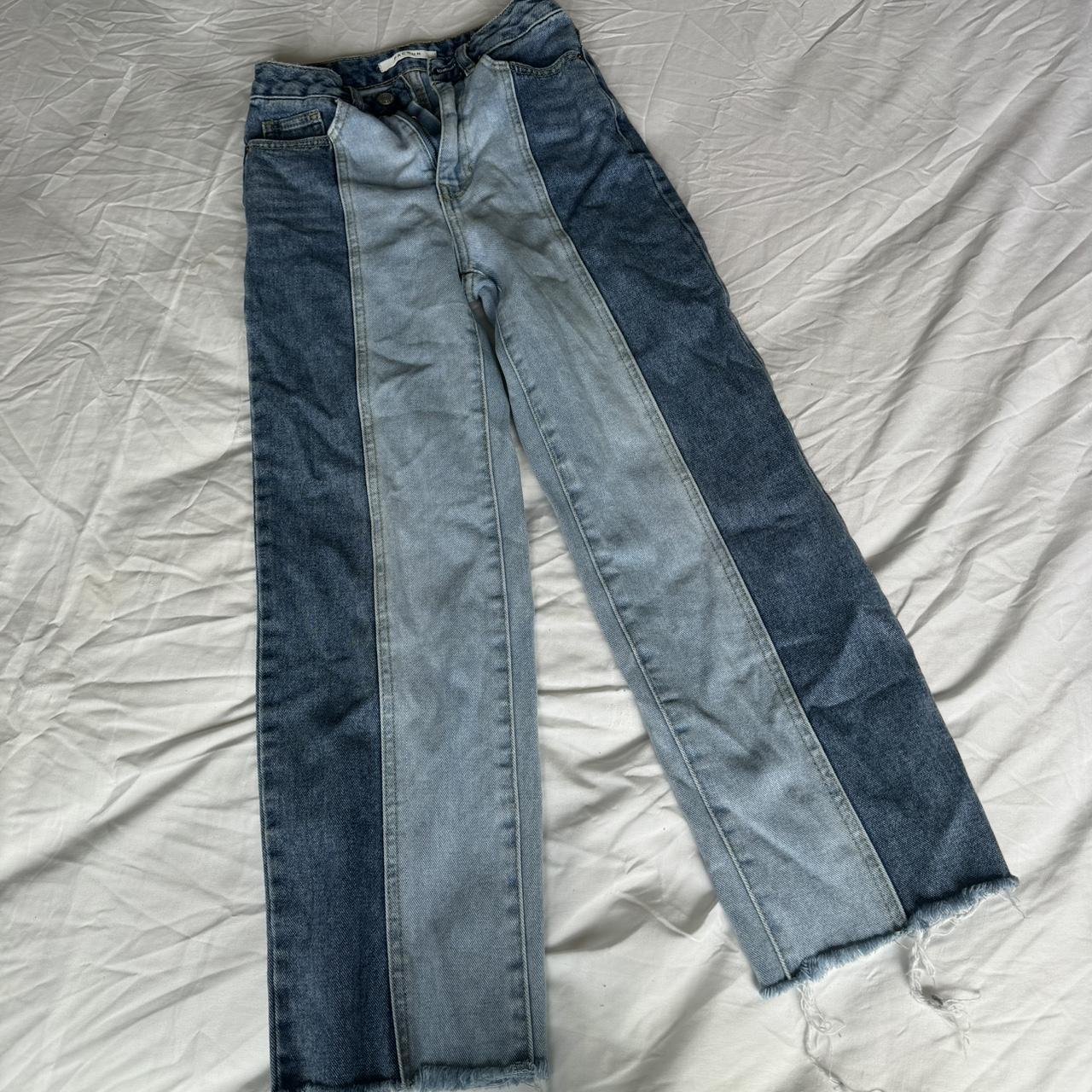 Pacsun Colorblock Jeans - Depop