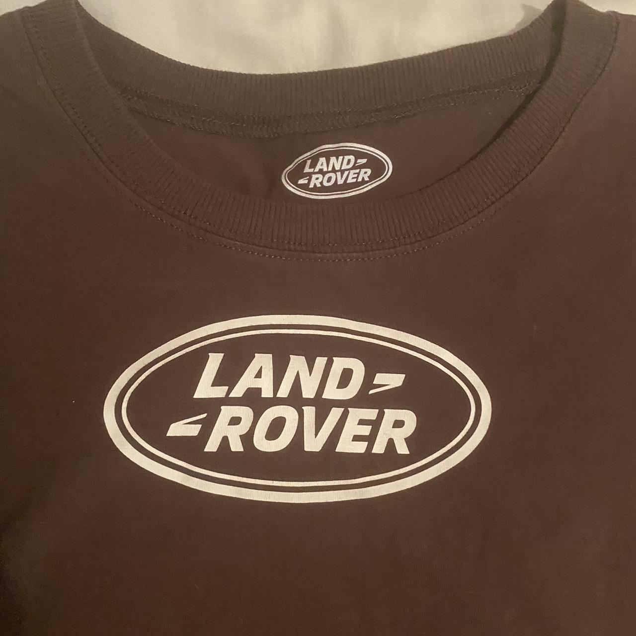 Land Rover baby tee Size small - Depop