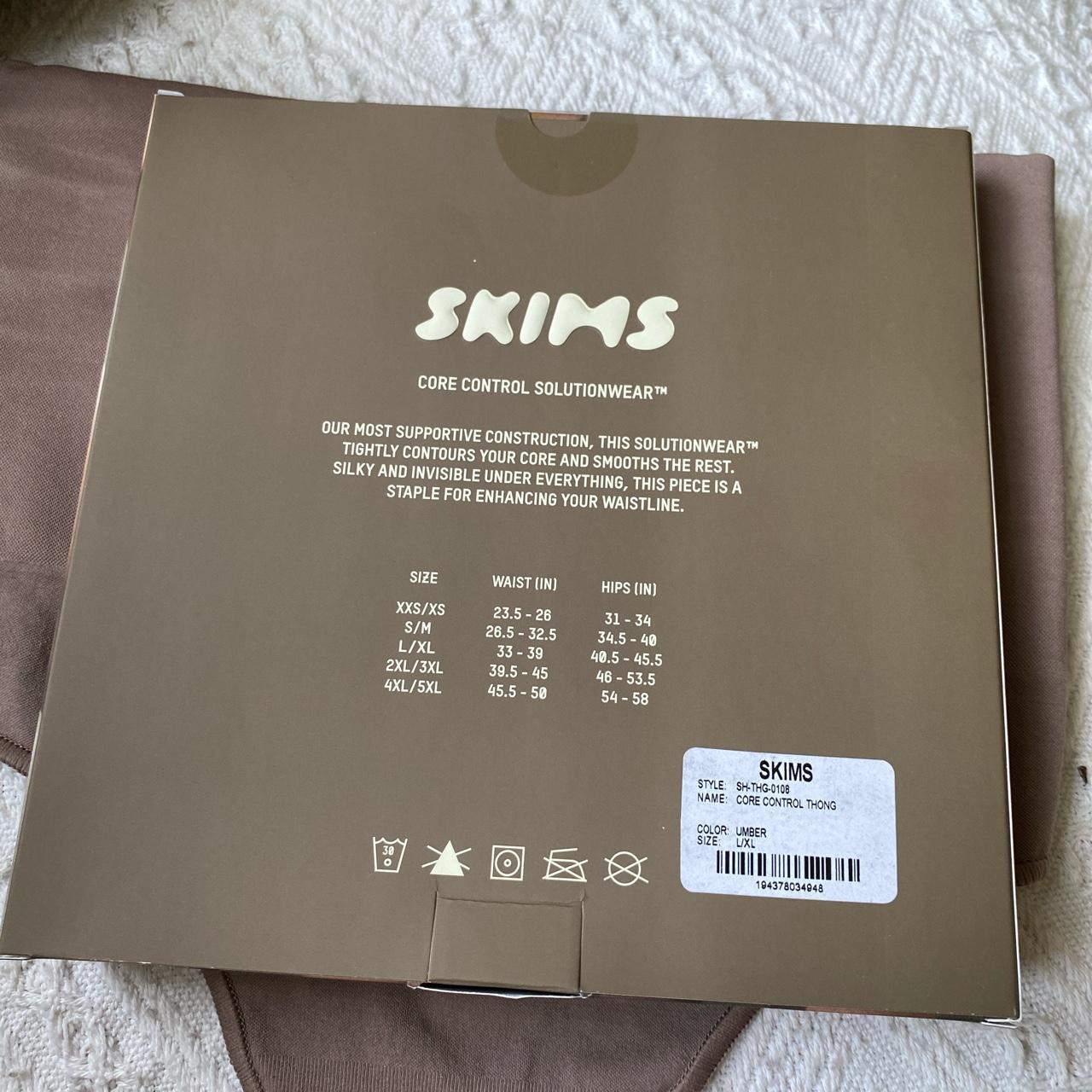 Skims Women's Grey and Brown Shapewear | Depop