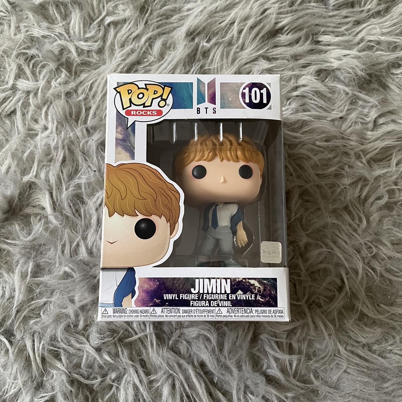bts jimin pop figurine perfect condition and never... - Depop