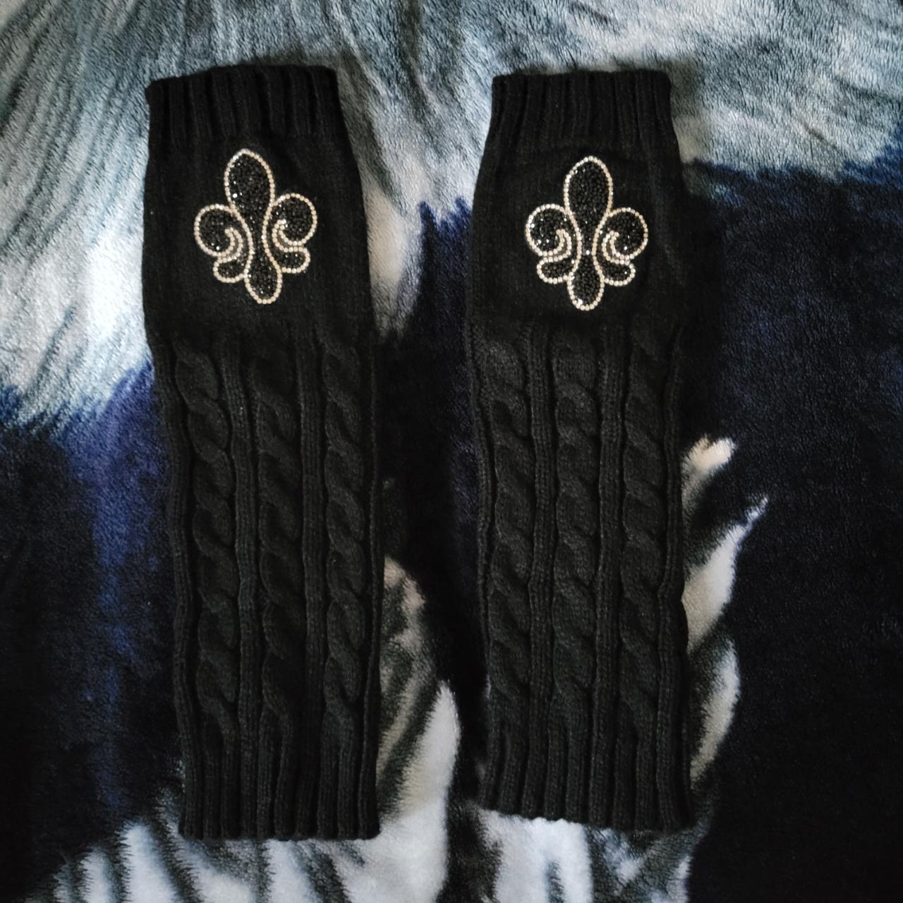 fleur de lis leg warmers no flaws. rare deadstock,... - Depop