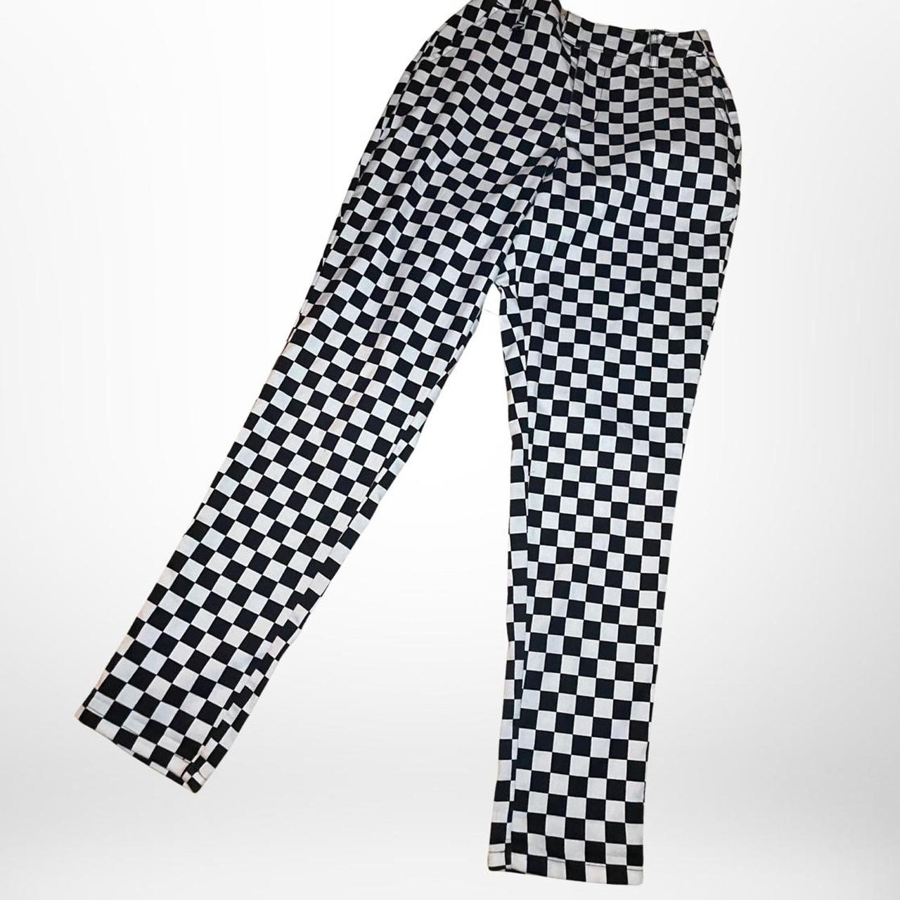 Hot Topic checkered pants. Size XS. Waist: 13”. Rise... - Depop