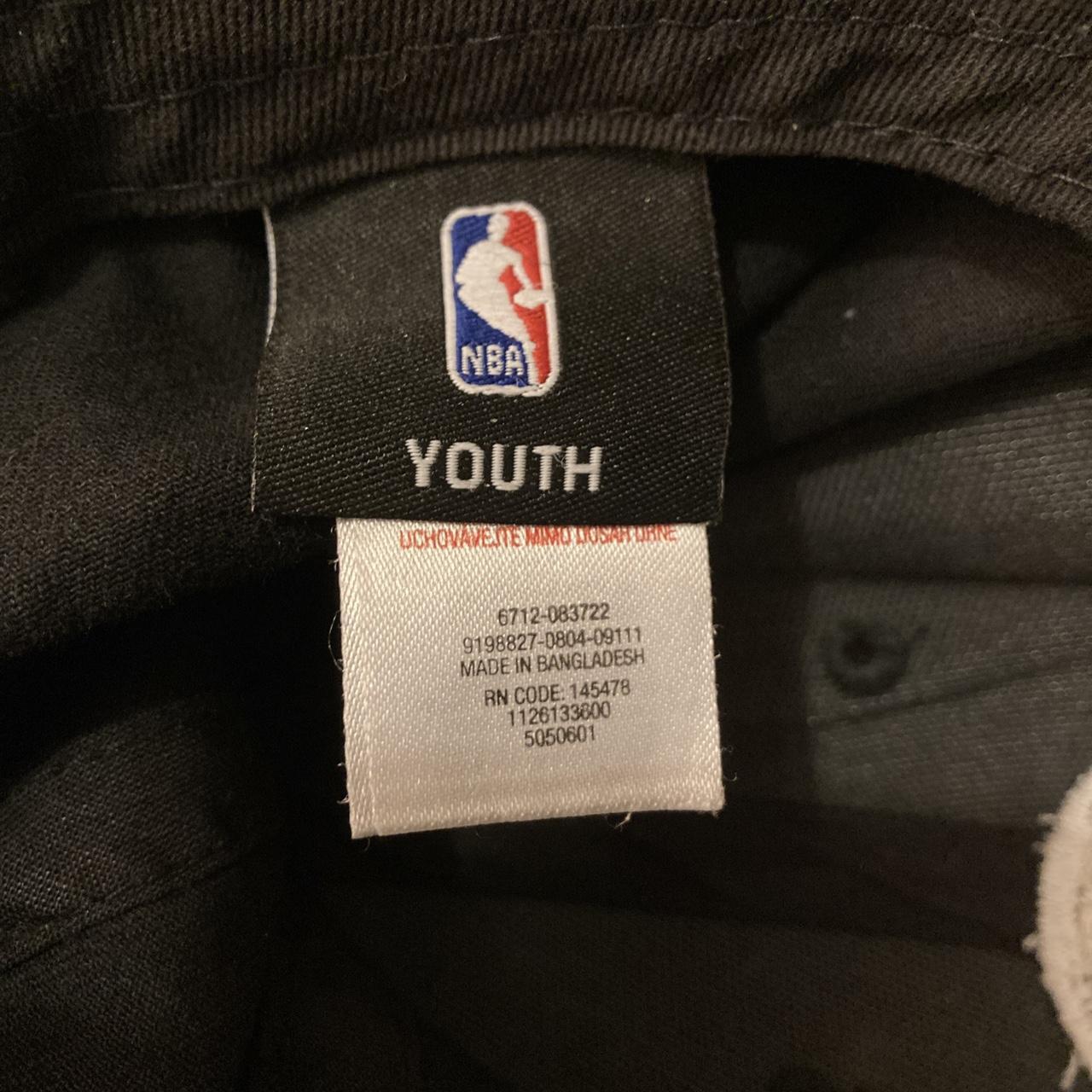 LA Lakers Dark Grey Denim Baseball Cap (with Logo on... - Depop