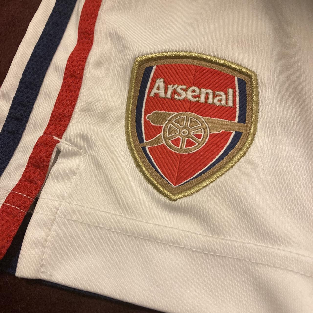 Adidas Arsenal Official White Home Shorts 21/22... - Depop
