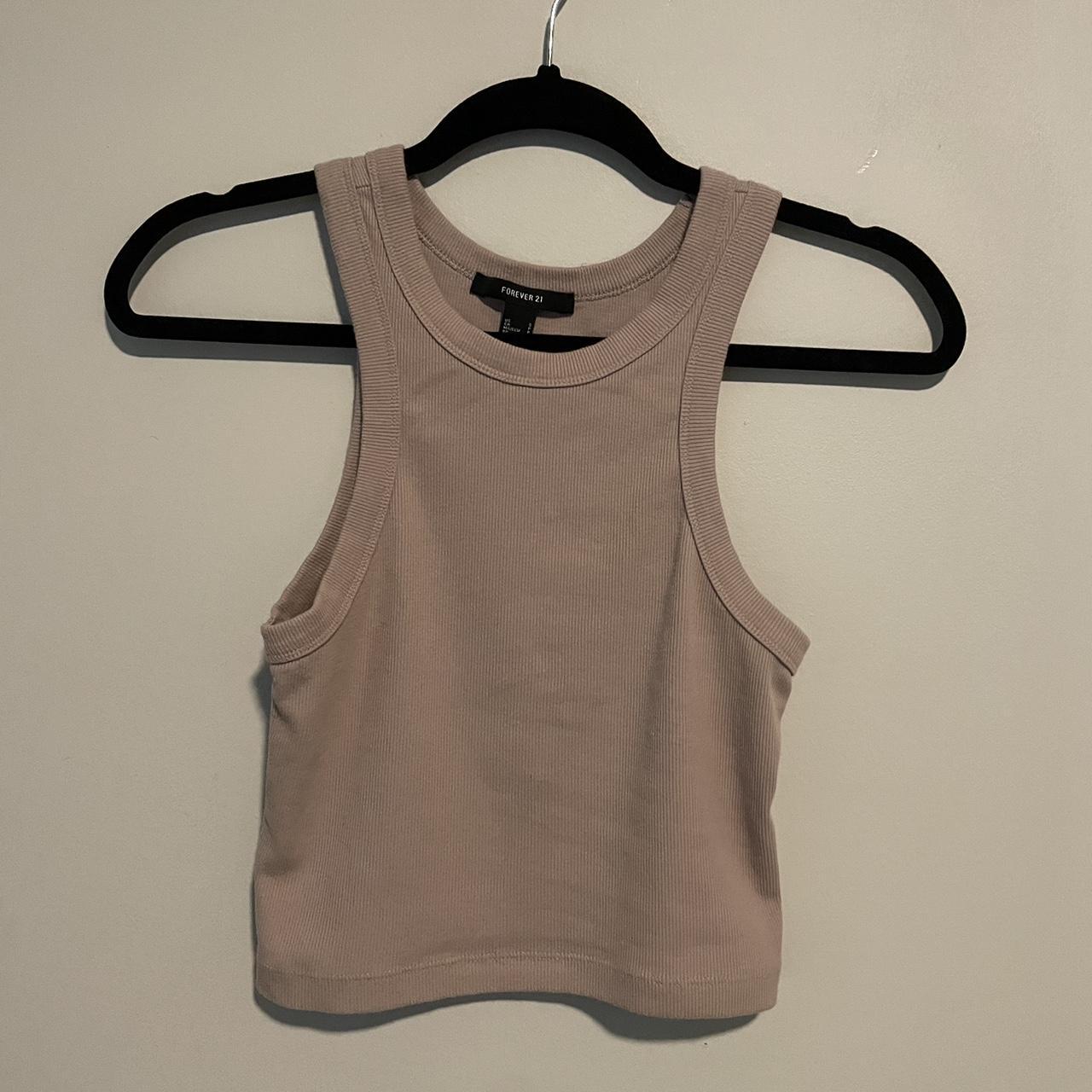 forever 21 mauve tank top - Depop