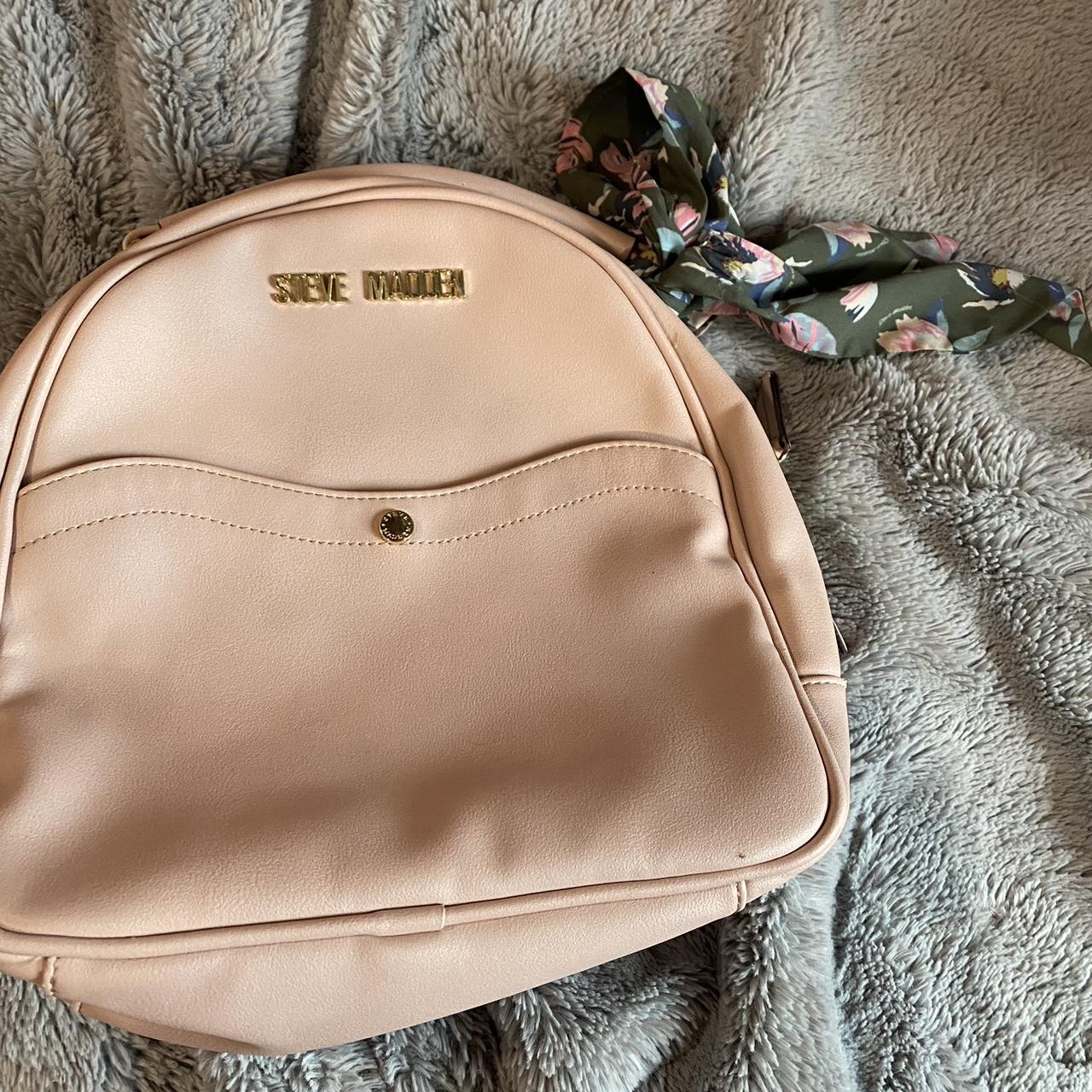 Steve Madden light pink mini backpack purse Has... - Depop