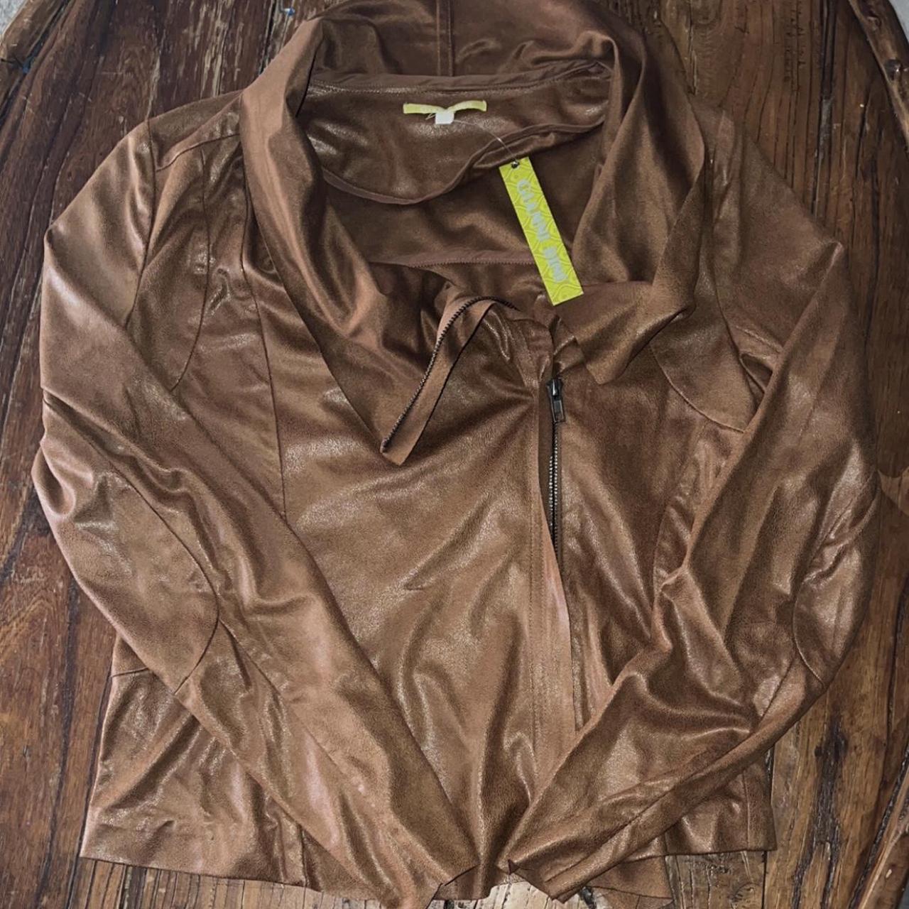 Gianni bini lightweight brown corduroy jacket, never... - Depop