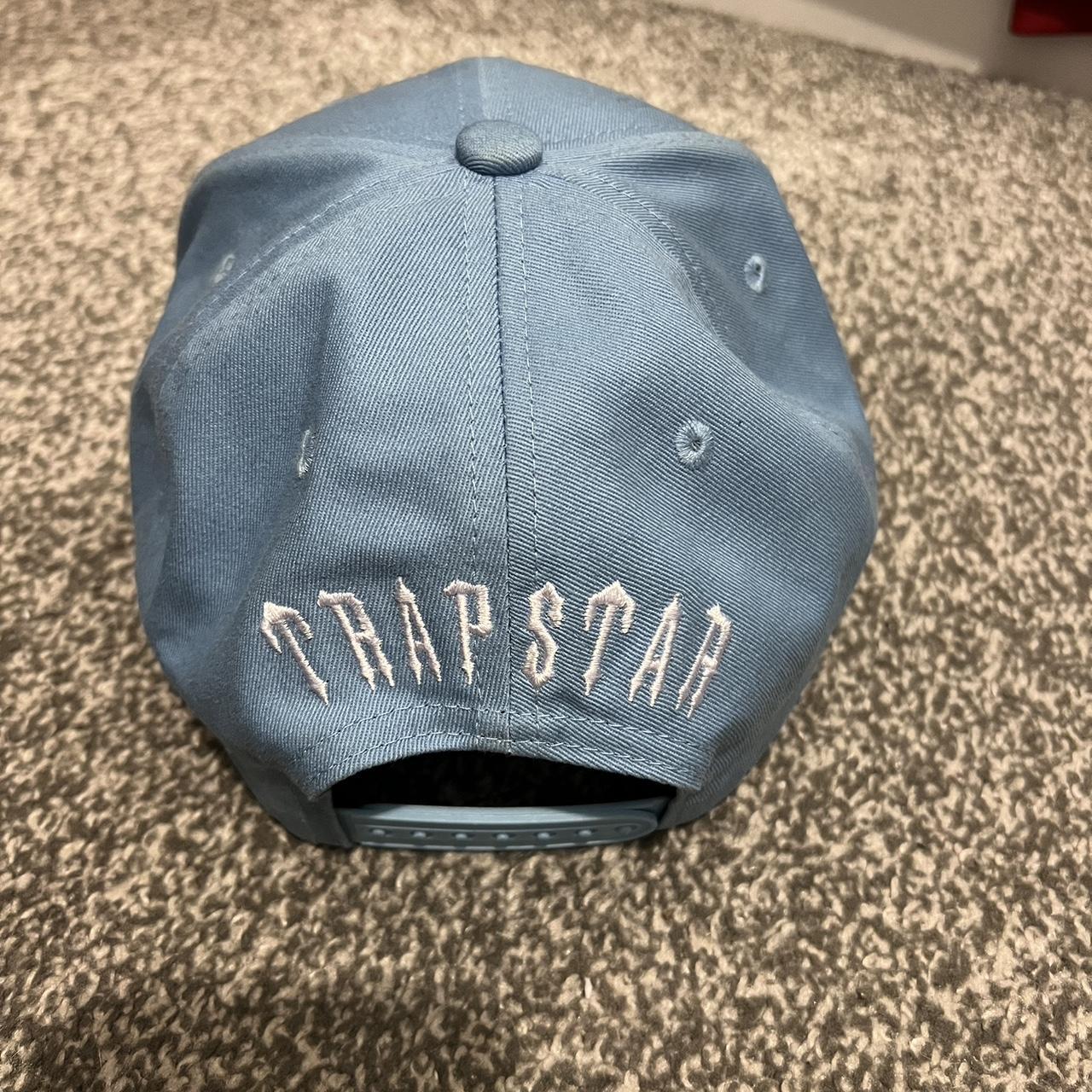 Trapstar baby blue hat. Adjustable sizing Has been... - Depop