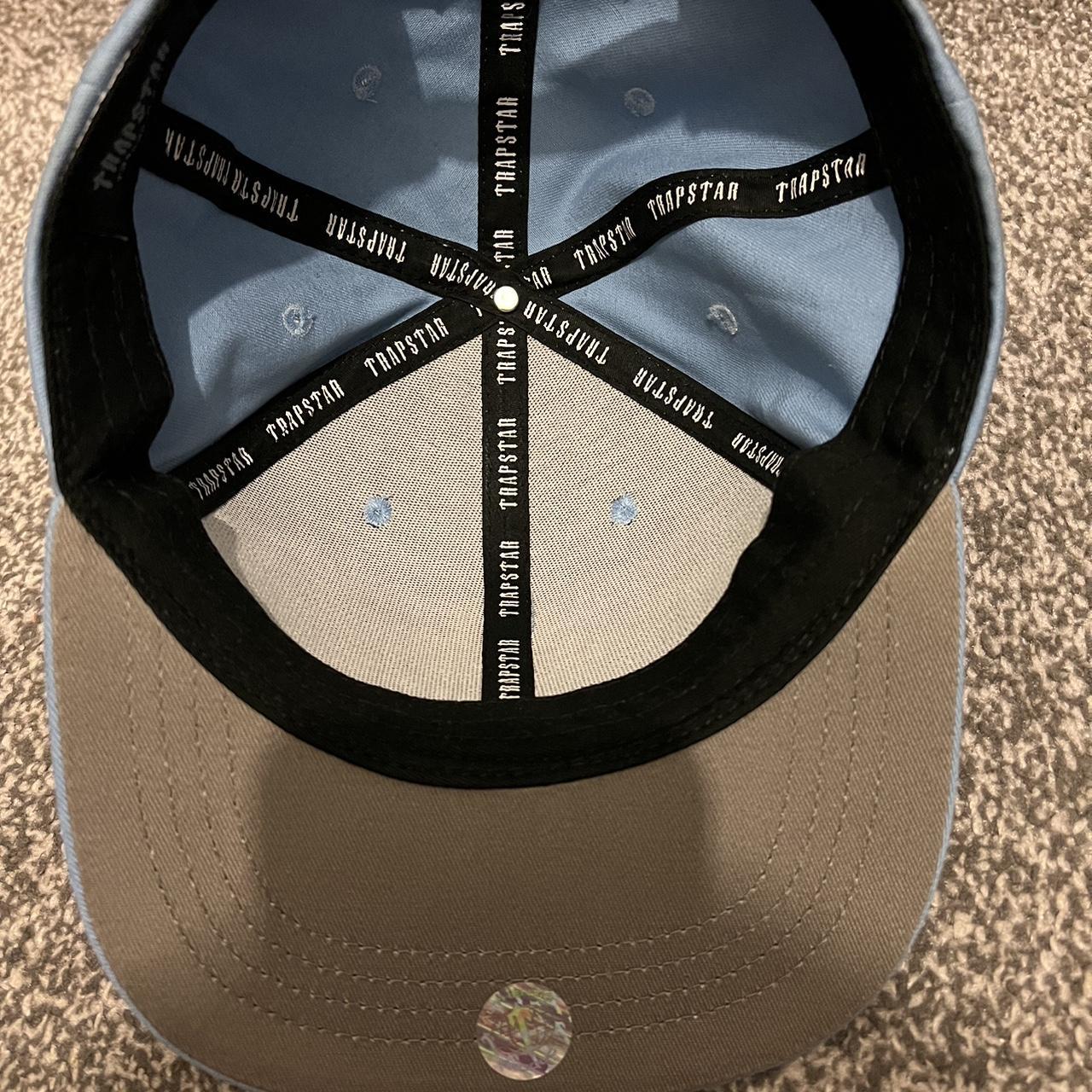 Trapstar baby blue hat. Adjustable sizing Has been... - Depop
