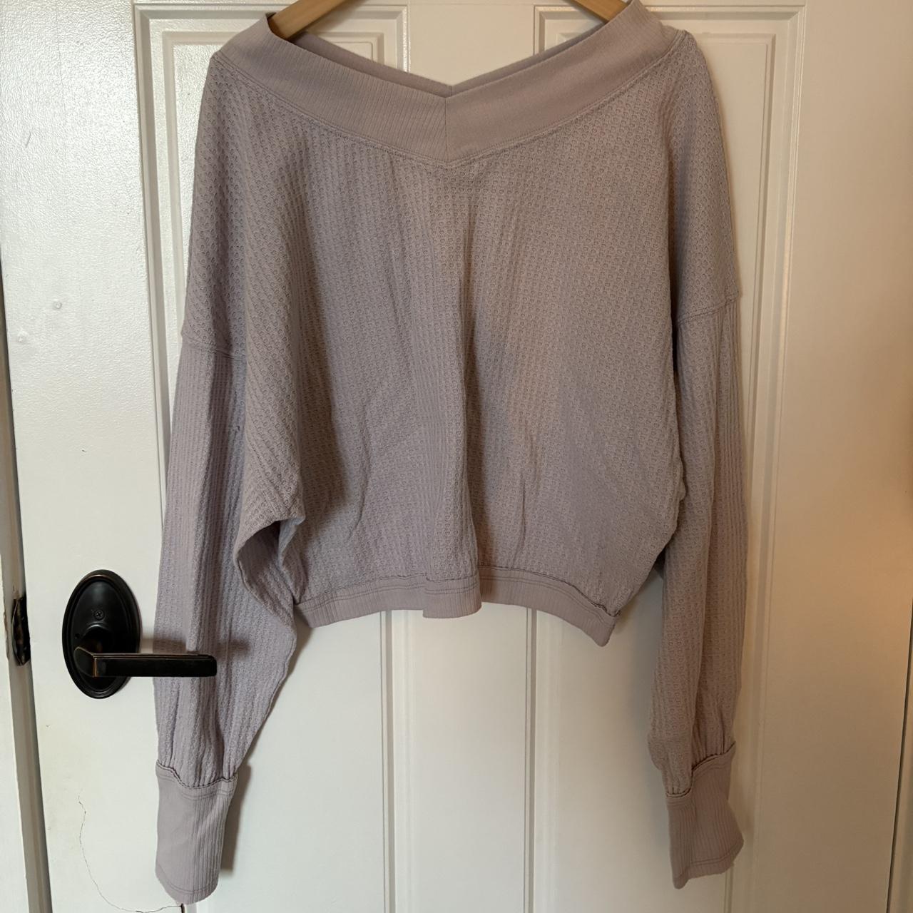 Lucki Clover purple waffle long sleeve | Depop