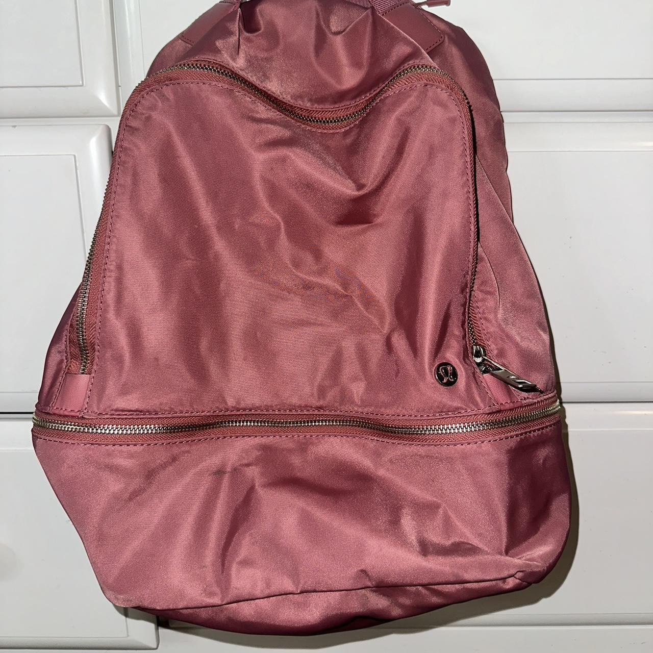 Lululemon Pink Medium Sized Backpack - Depop