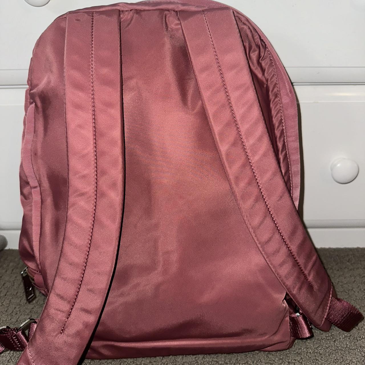 Lululemon Pink Medium Sized Backpack - Depop