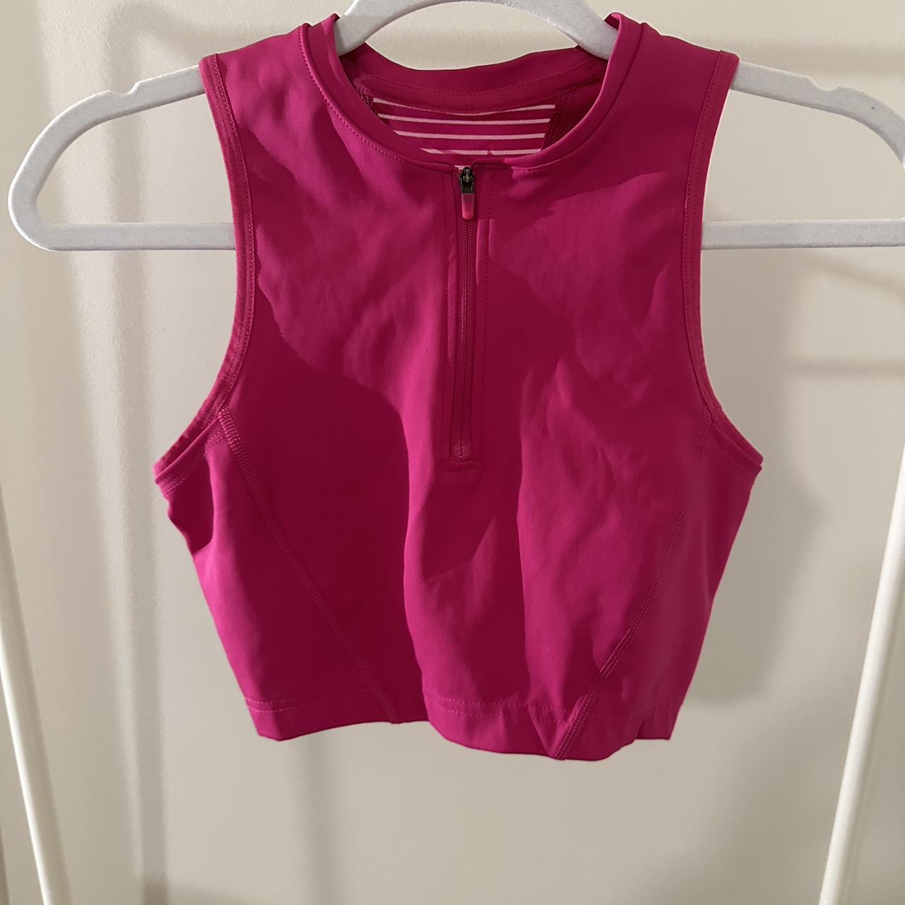 Nike Pro pink workout tank - Depop