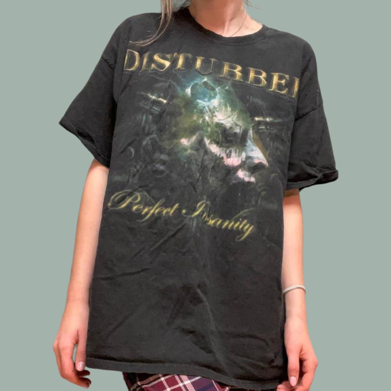 Disturbed Perfect Insanity band t... - Depop