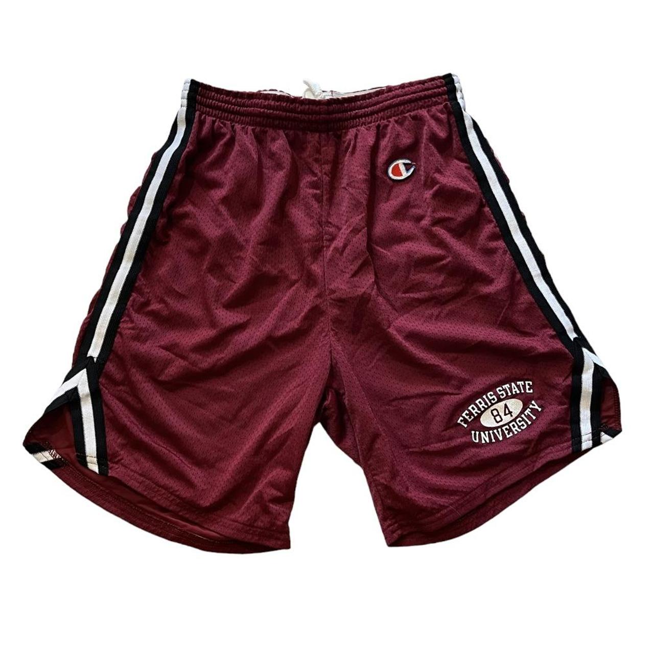 Champion Men's Red and White Shorts | Depop