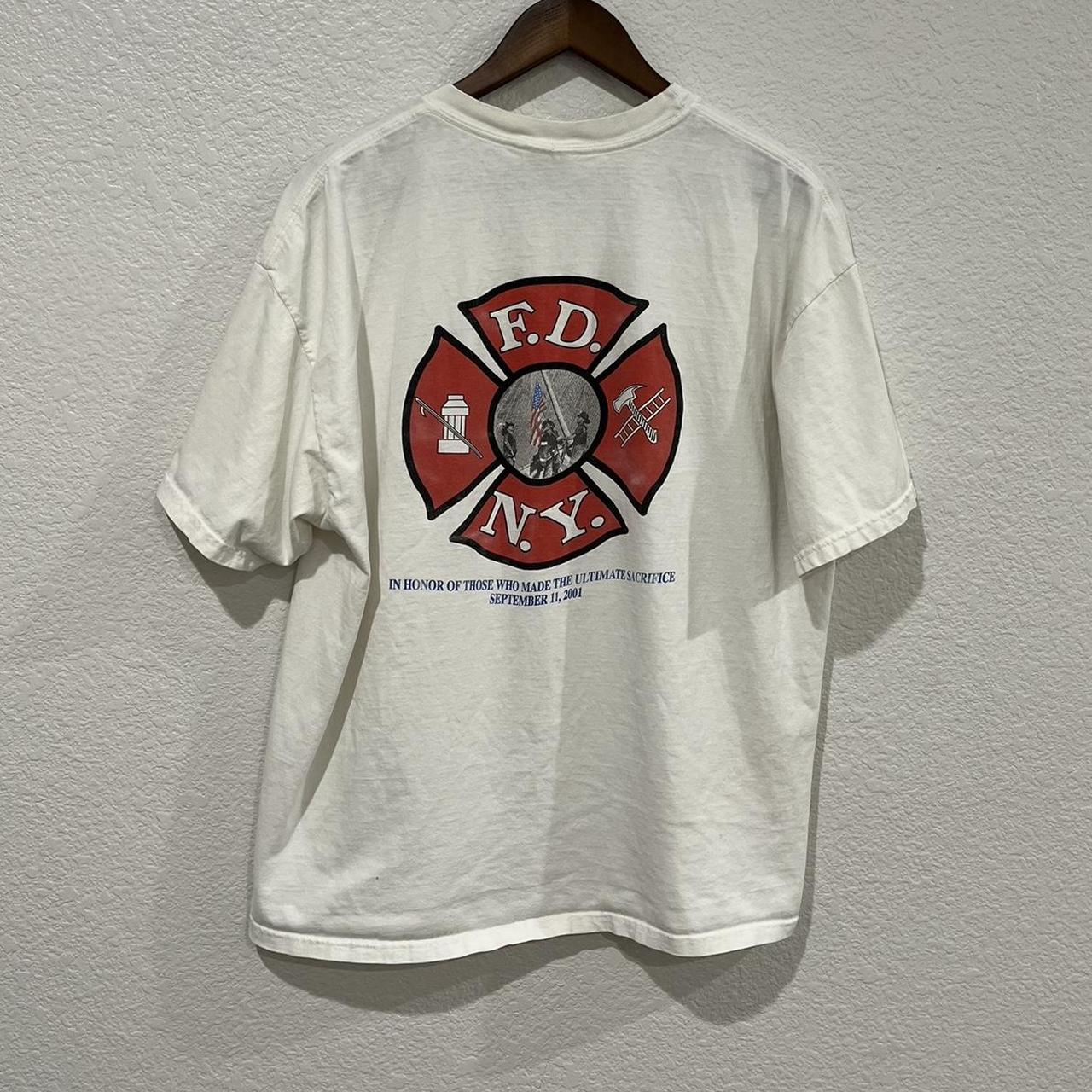VINTAGE New York Fire Department FDNY Shirt Adult XL... - Depop