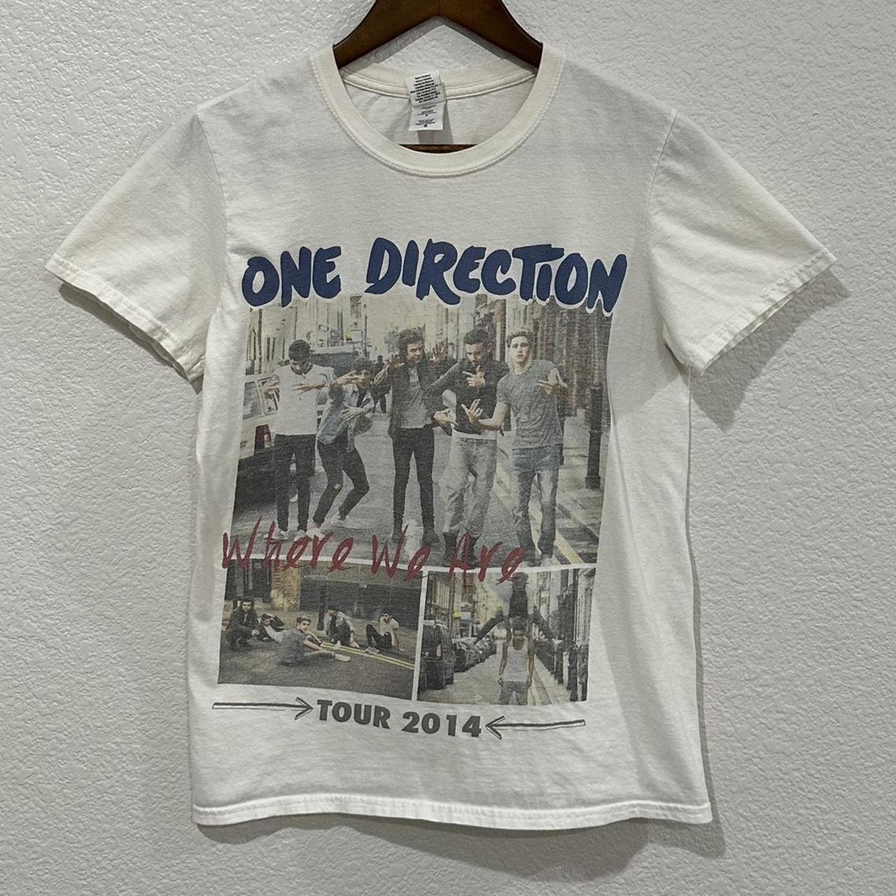 One Direction 2014 Tour Shirt Adult Small White... - Depop