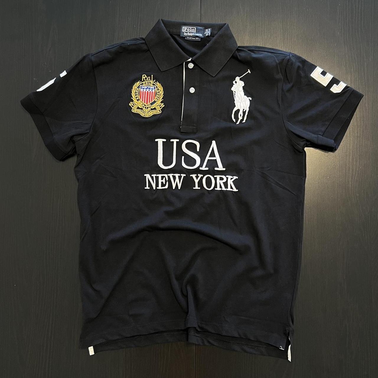 2000’s Black New York Ralph Lauren Polo Chief Keef... - Depop