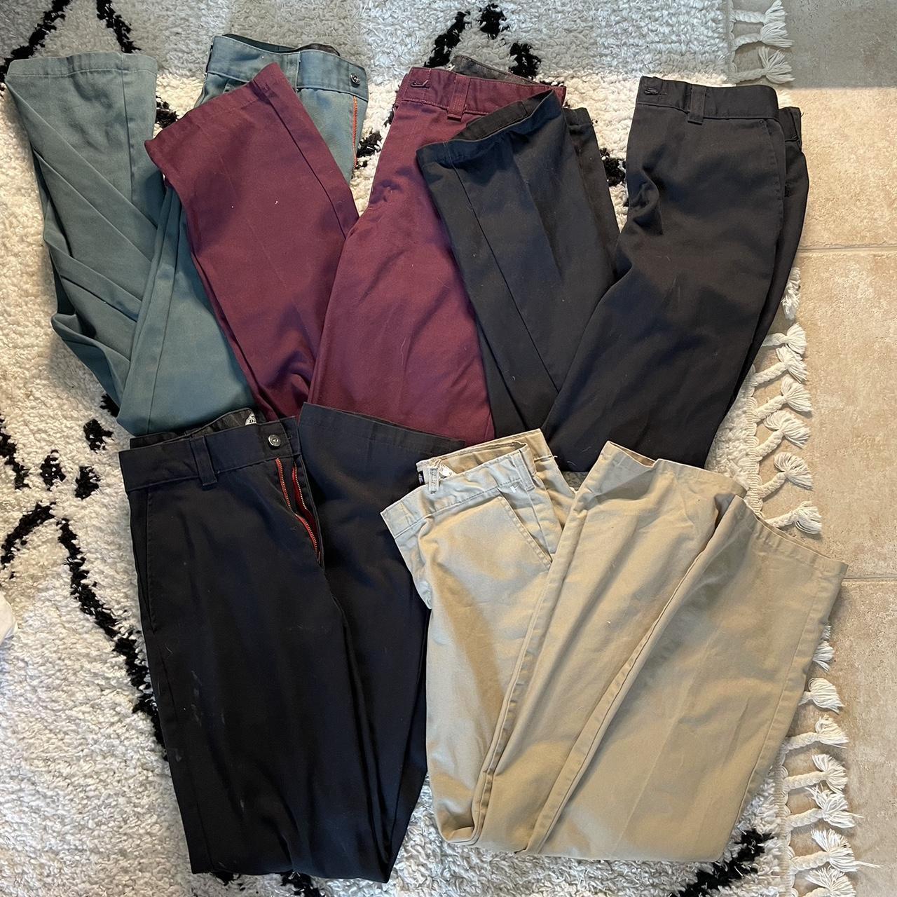 Big dickies skater pants collection Green and red... - Depop