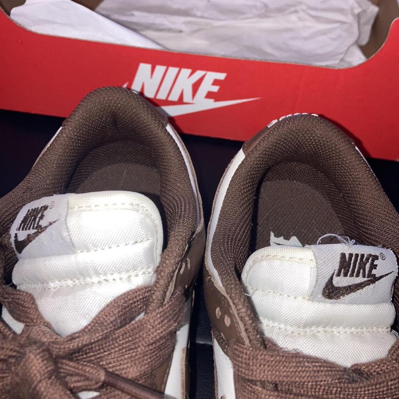 Mocha Nike low-rise Dunks Size: 8 (Women’s) -fairly... - Depop