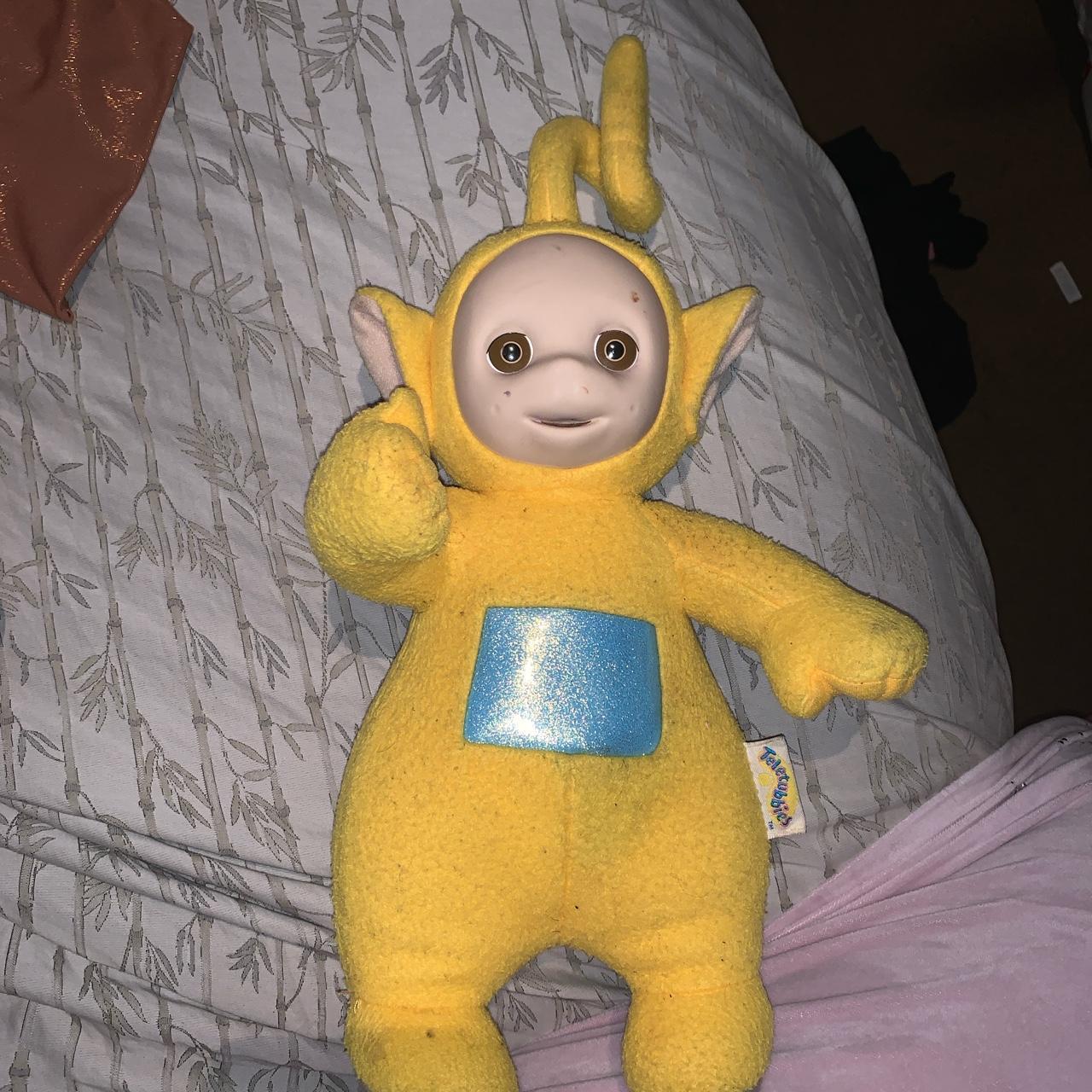 Vintage YELLOW TELETUBBIE-kept in childhood storage... - Depop