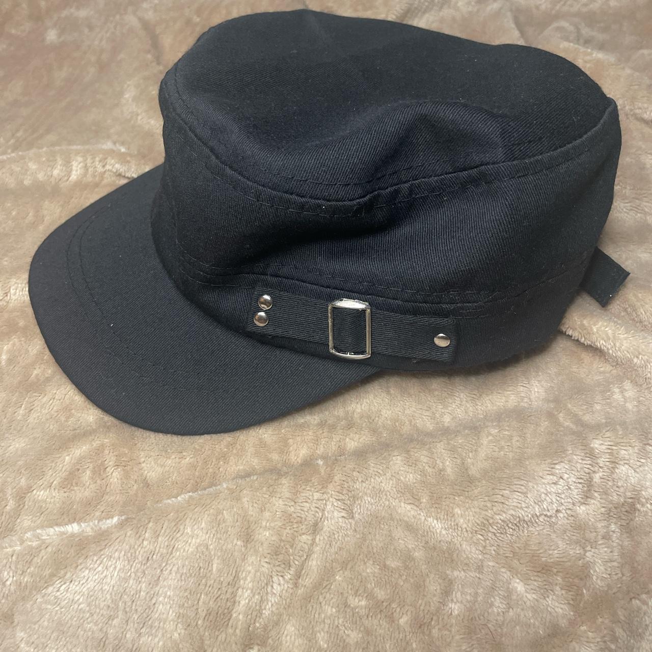 Black y2k cap - - #y2k #2000s - Depop