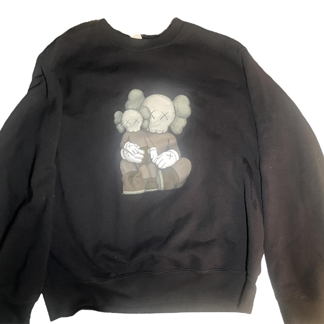 KAWS sweater - 13 in boys so like small cropped fit... - Depop