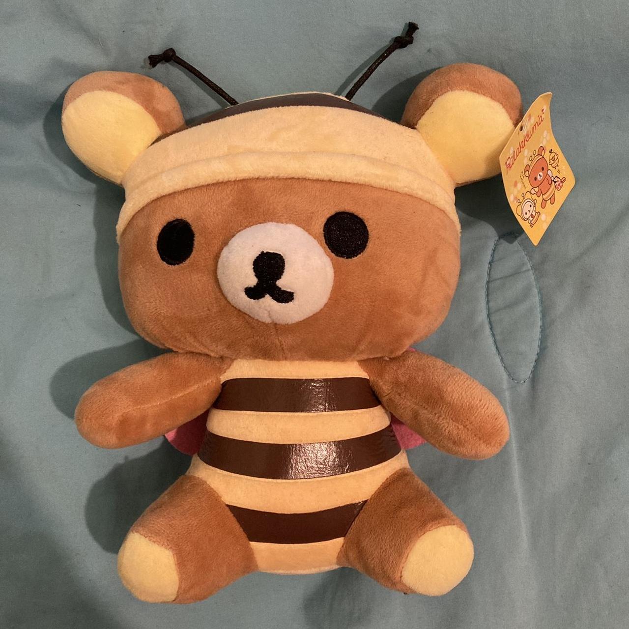 Super cute NWT Rilakkuma bumble bee plushie 🐝💛... - Depop