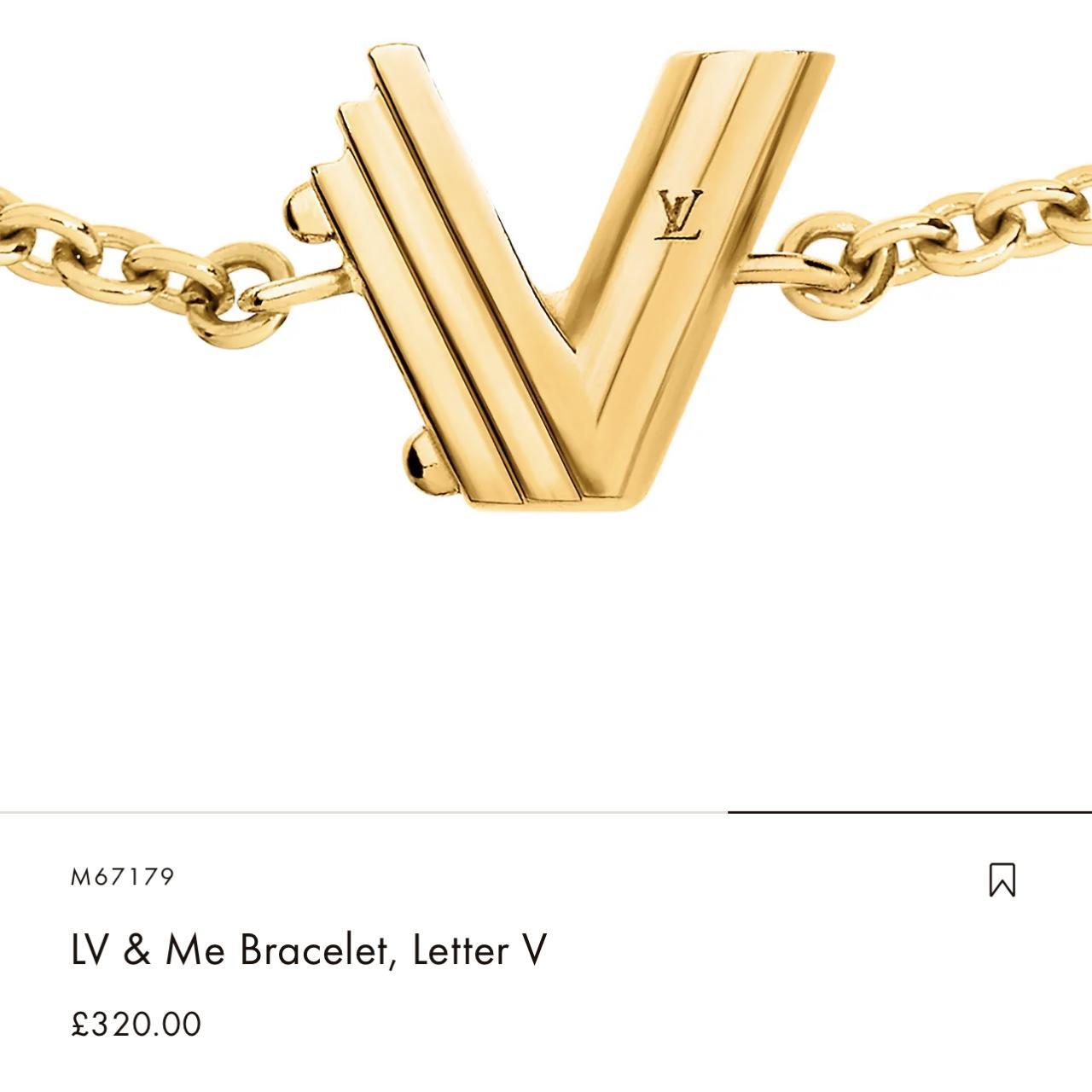 Louis Vuitton LV & Me Bracelet Letter V Code:... - Depop