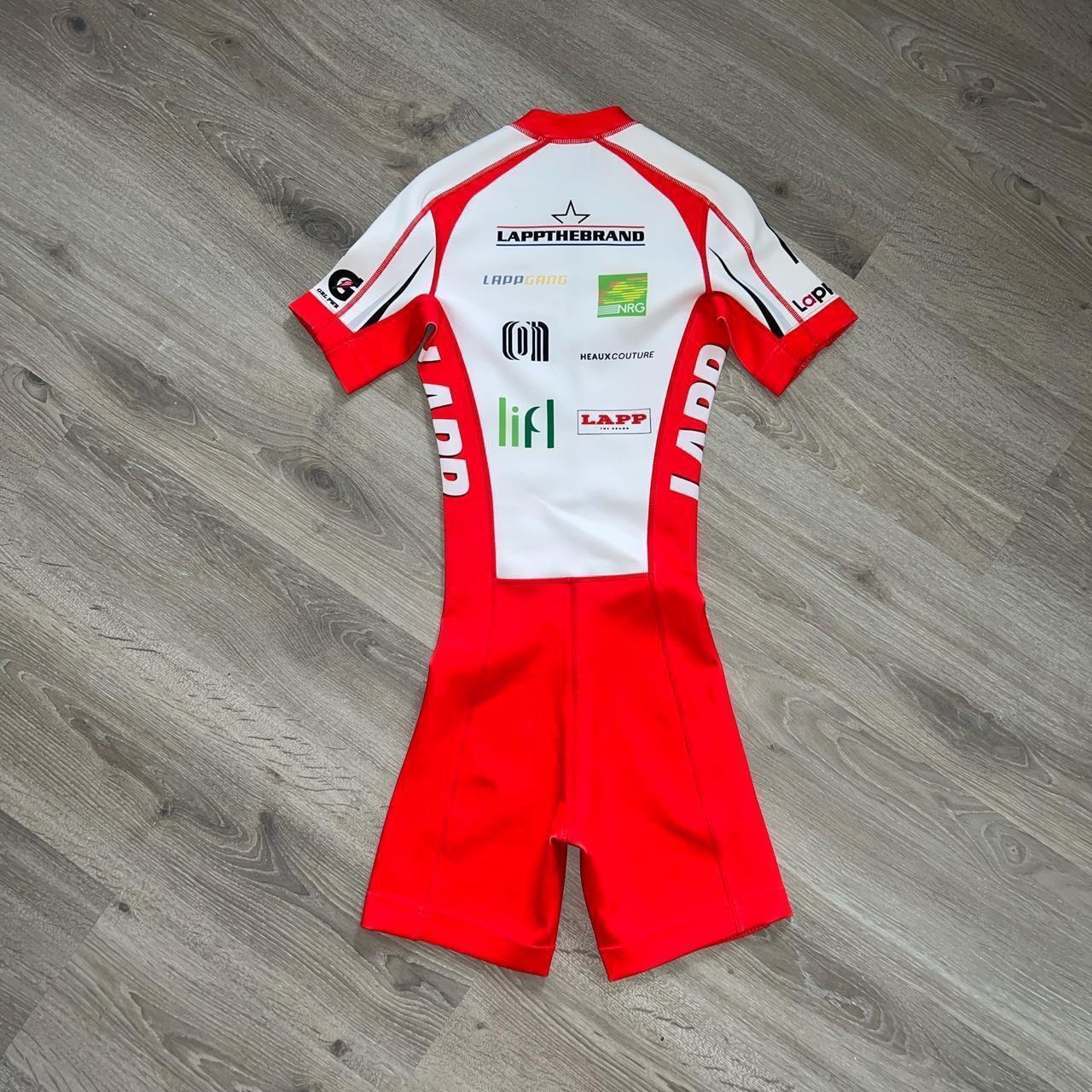 LAPP The Brand biker cycling zip up playsuit Size:... - Depop