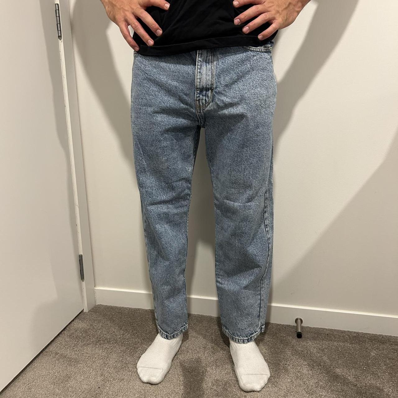 Absent baggy denim jeans #widelegjeans | Depop