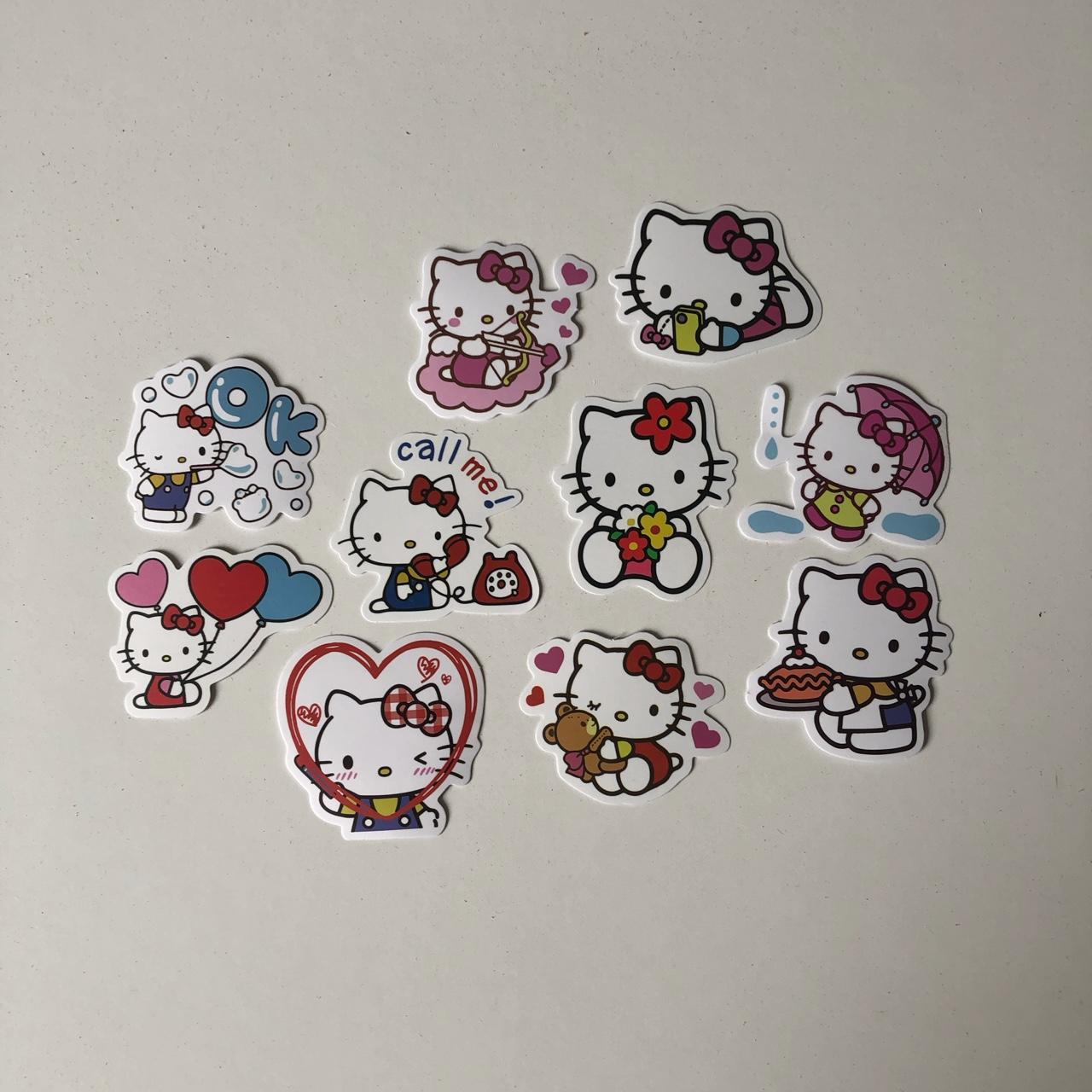 Sanrio Hello Kitty Sticker Pack 💋 10 Pack, you’ll... - Depop