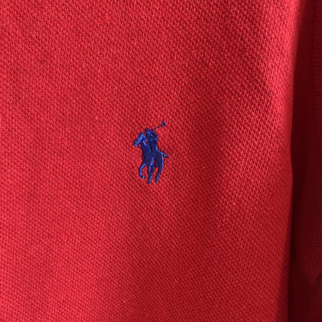 | Polo Ralph Lauren | Long sleeved polo shirt | Red... - Depop