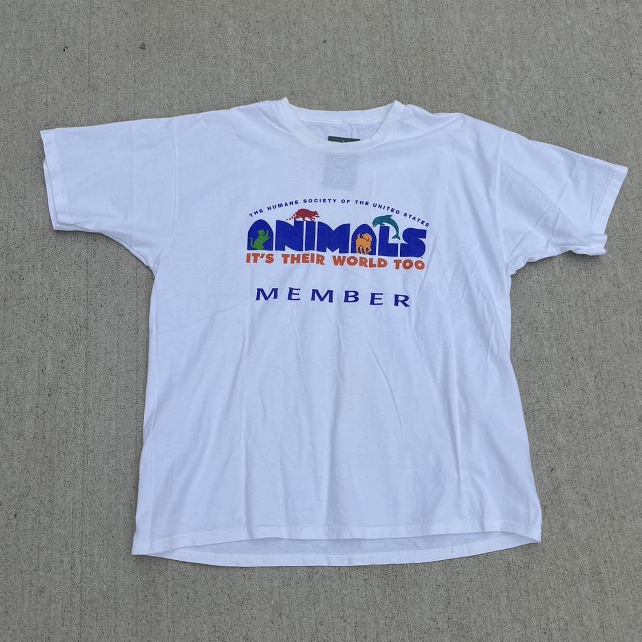 Humane Society t-shirt. Animal love tee “it’s their... - Depop