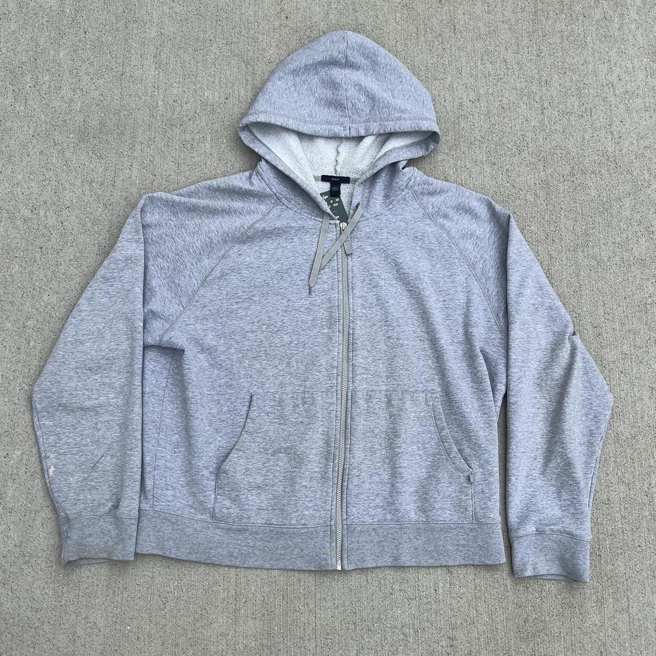 Y2K Vintage GAP jacket. Gray light weight jacket in... - Depop