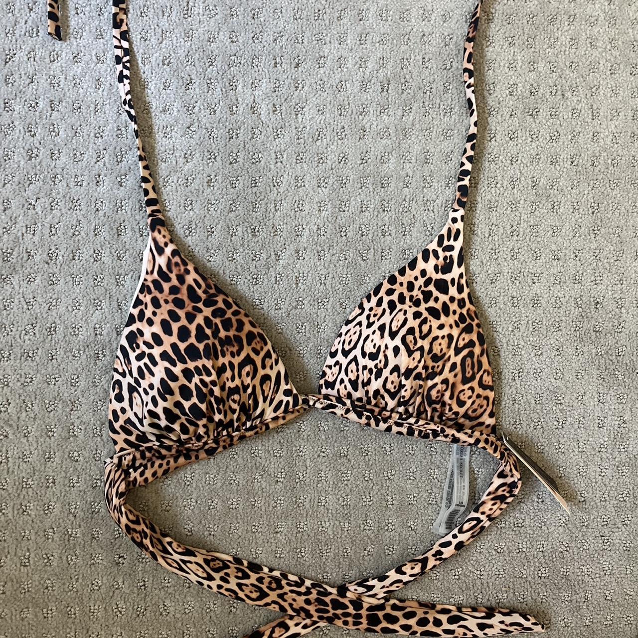 Victoria secret leopard print bikini top! Brand new... | Depop