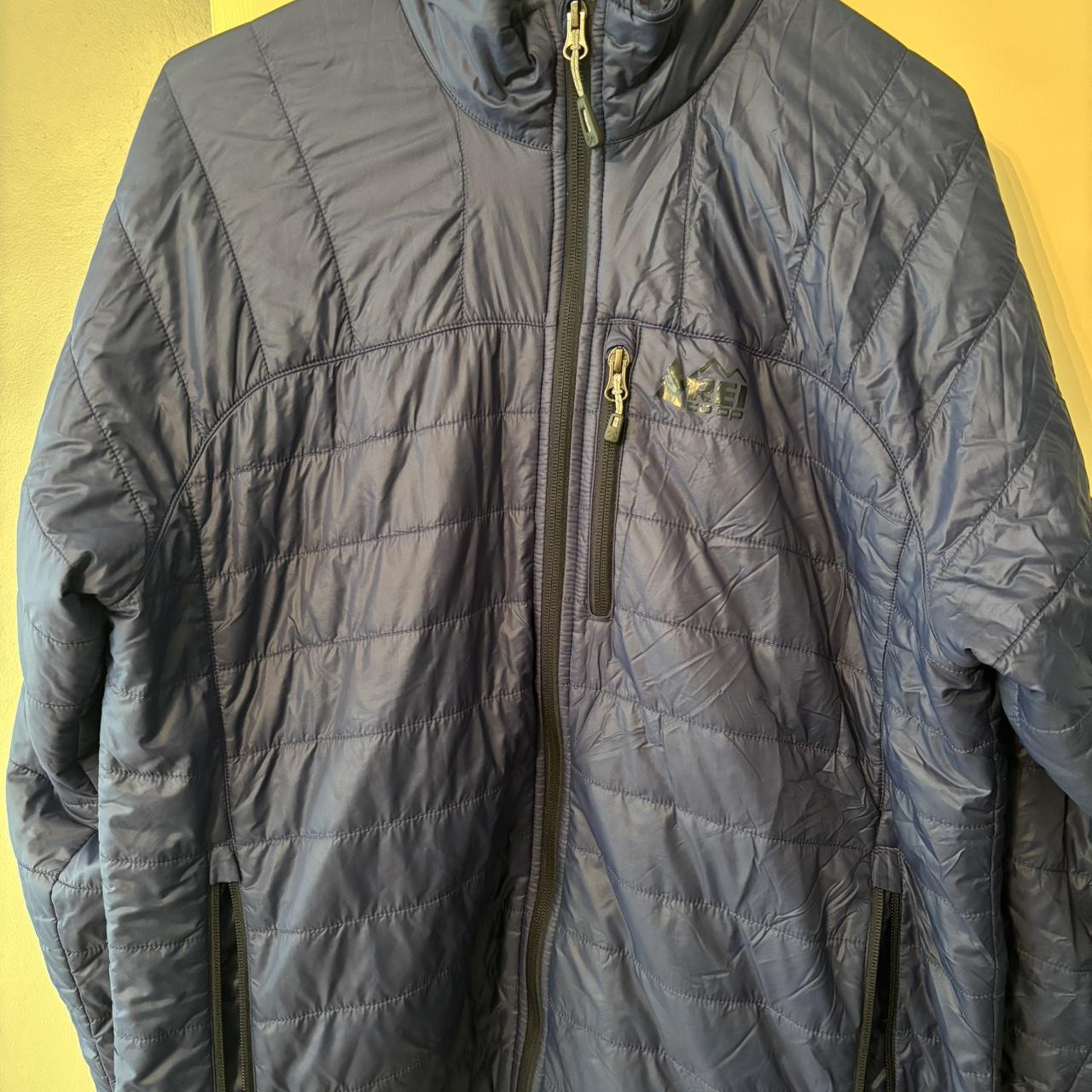 Blue REI Co-op puffer jacket #pufferjacket - Depop