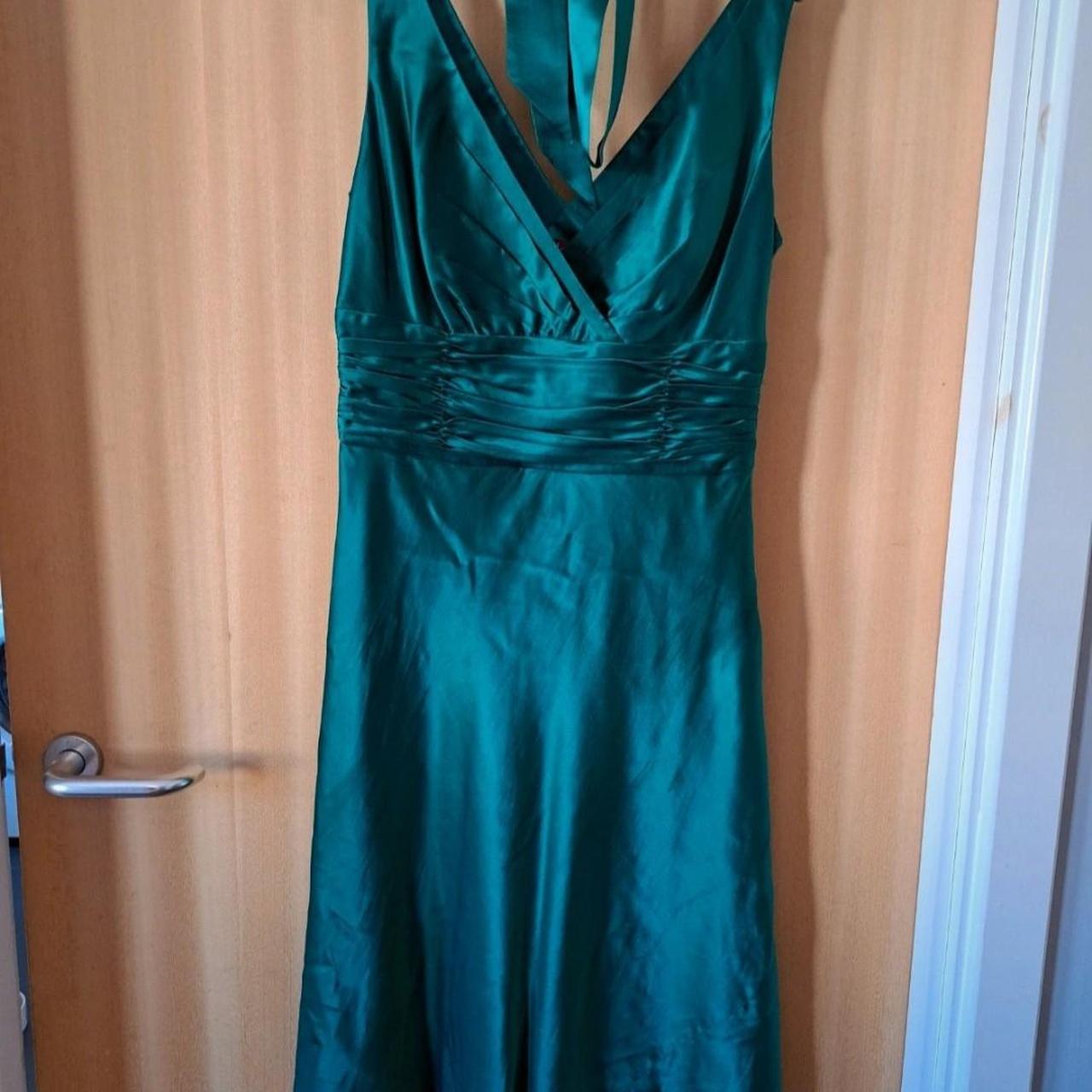Emerald green occasion dress - size 12 - Monsoon... - Depop