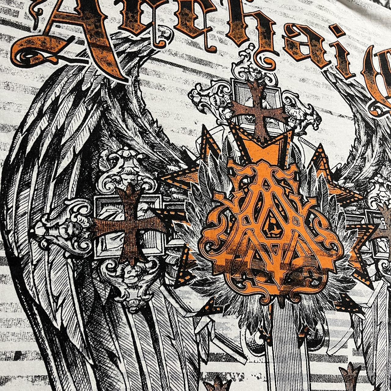 Archaic by Affliction tee •rarely used •100%... - Depop