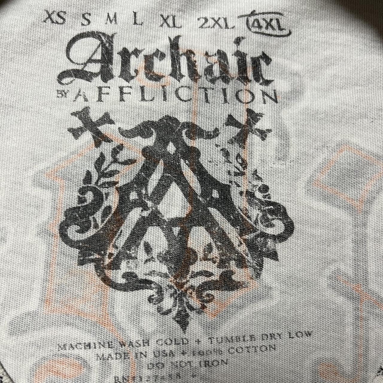 Archaic by Affliction tee •rarely used •100%... - Depop