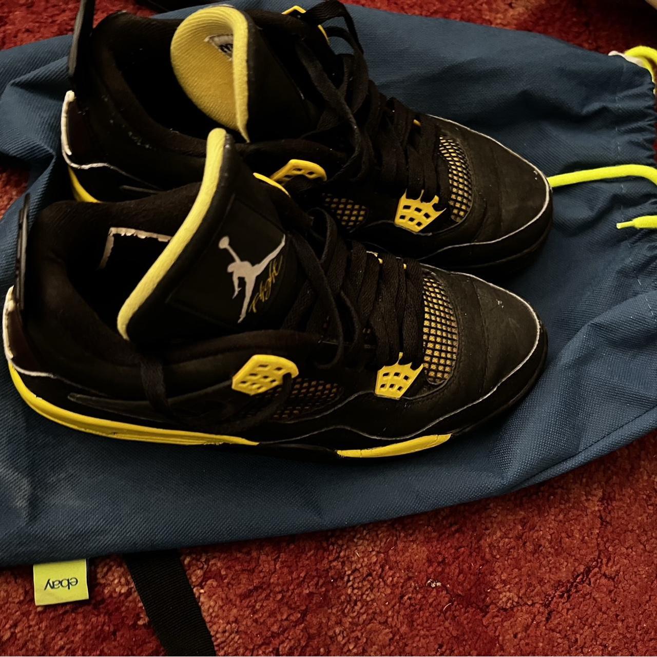 Jordan 4 yellow thunder This is the 2012 version... - Depop