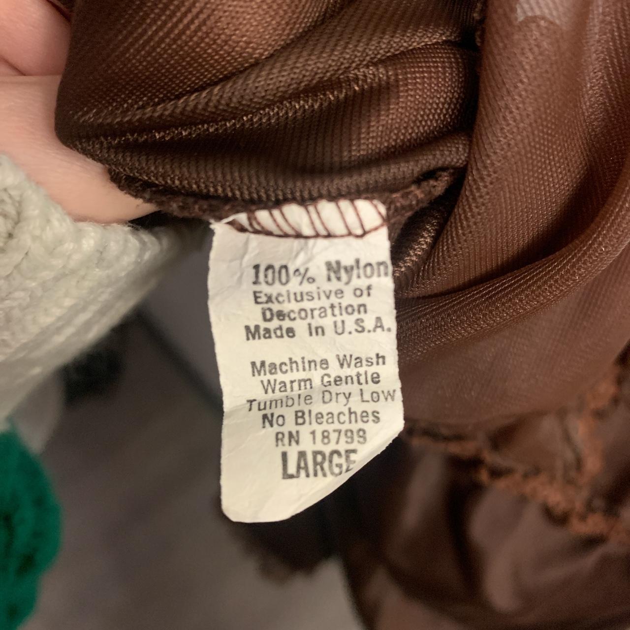 gorgeous sheer brown top, size large very lovely... - Depop