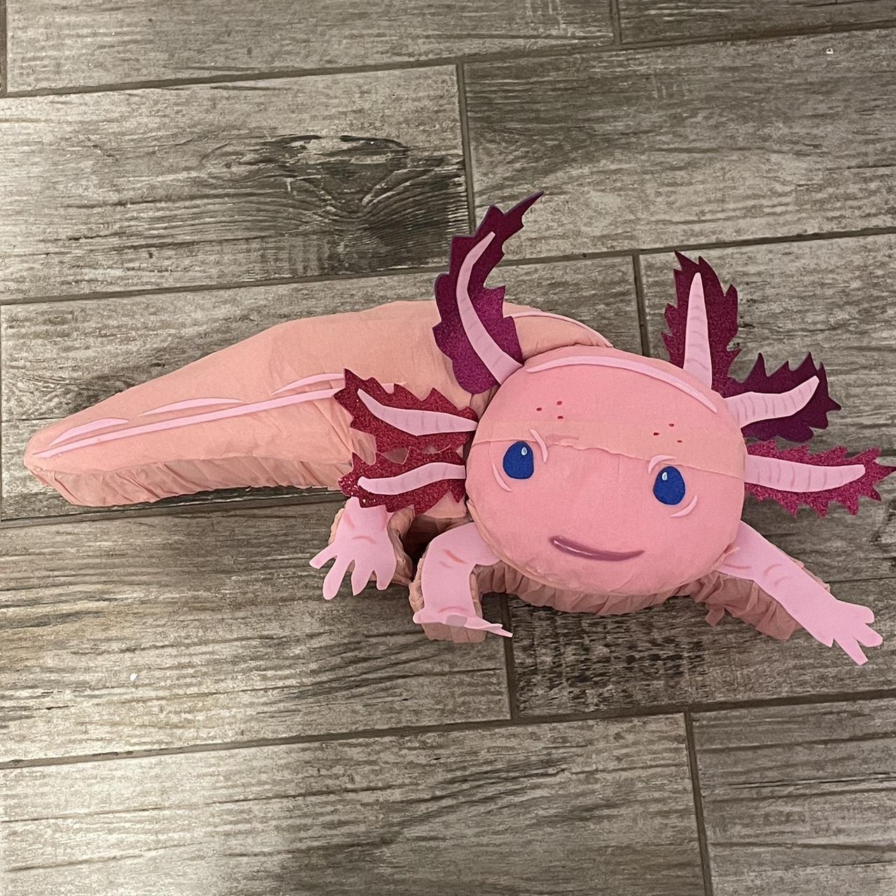 piñata of an axolotl used for an exposition!!!! it... - Depop
