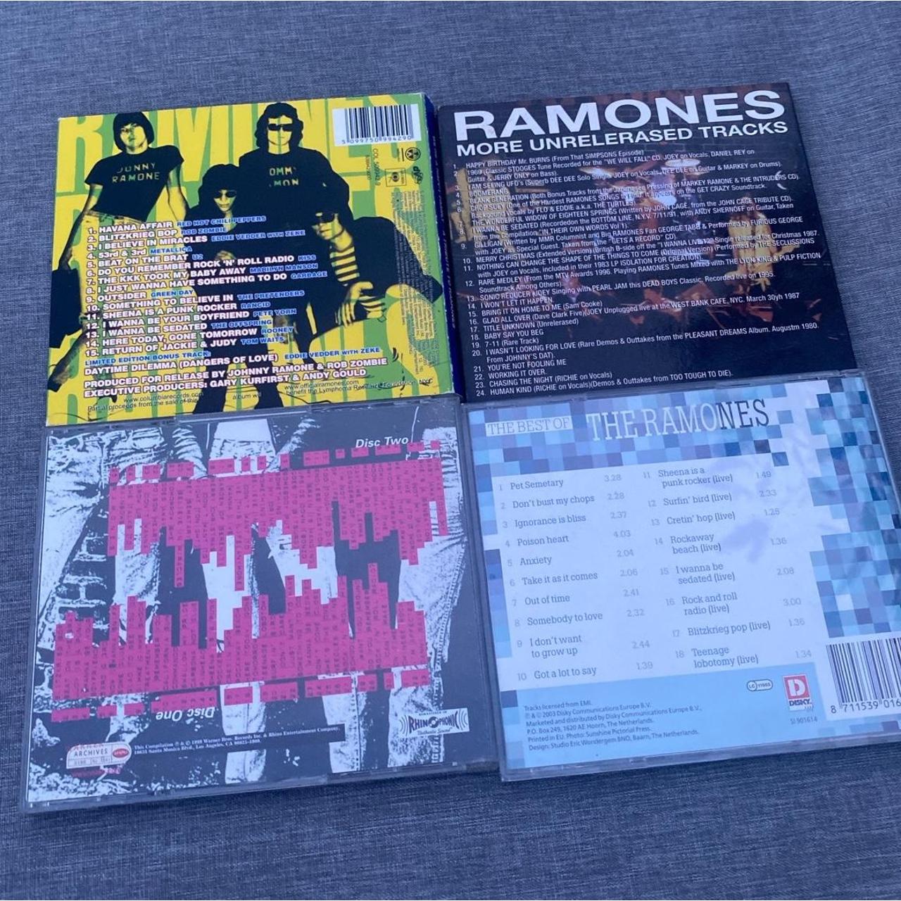 4 Ramones CD bundle message me if you want to buy... - Depop