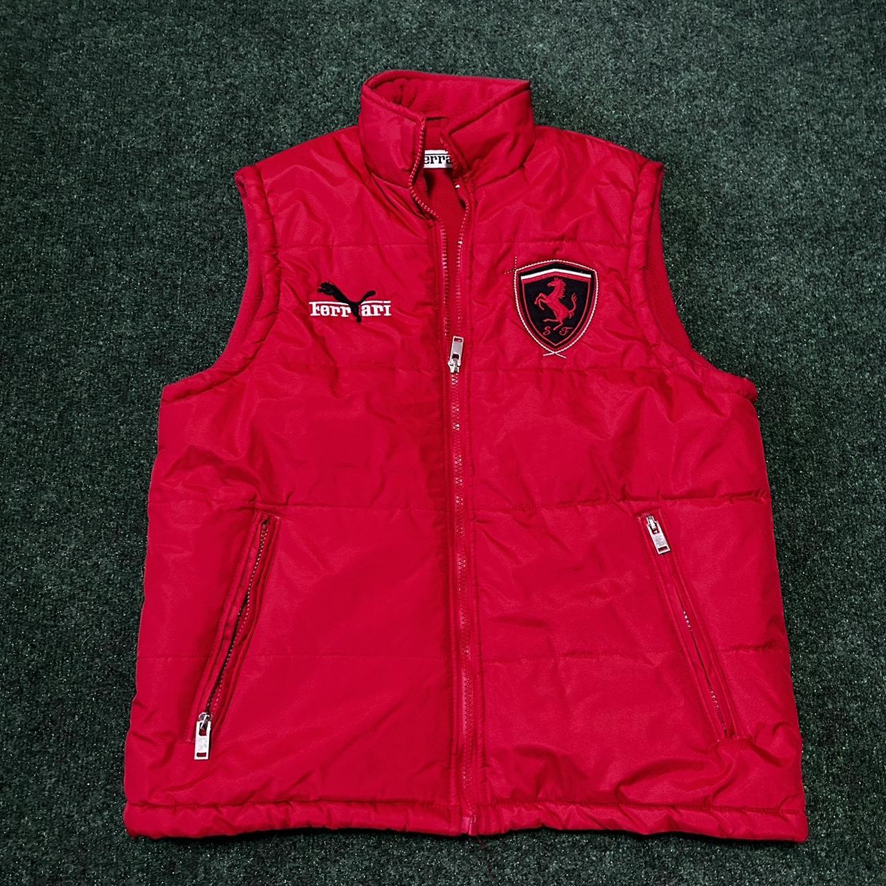 Vintage Ferrari Vest Details: made in USA, no... - Depop