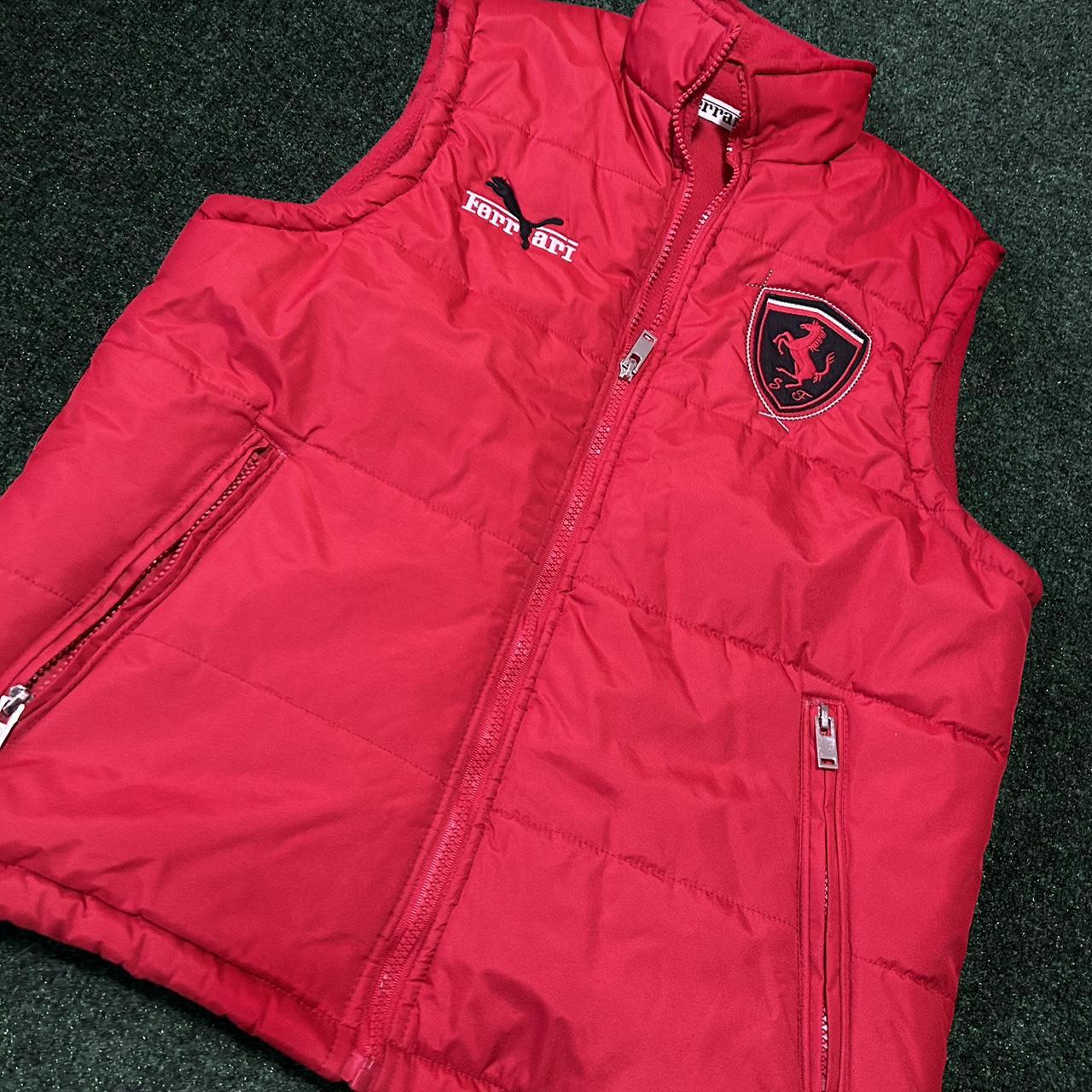 Vintage Ferrari Vest Details: made in USA, no... - Depop