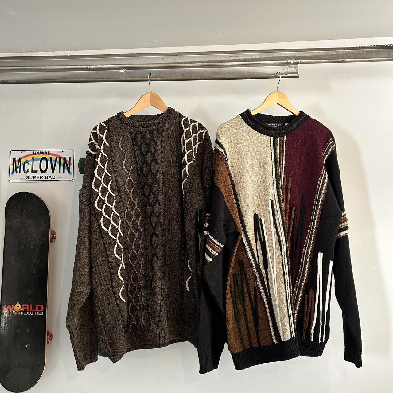 Vintage coogi look alike sweaters, protege... - Depop