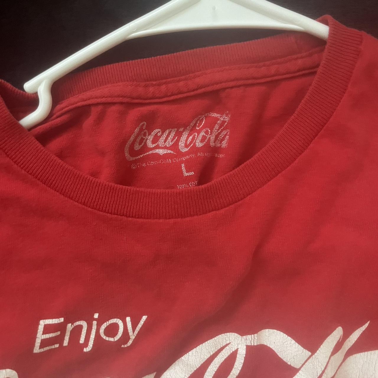 coca cola t shirt size large - Depop